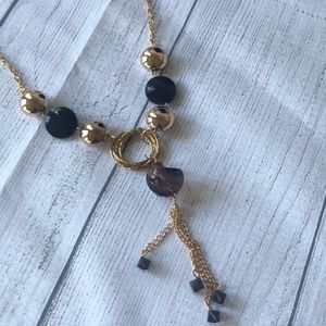 Chaps | Jewelry | Chaps New Statement Necklace Beads Goldtone | Poshmark